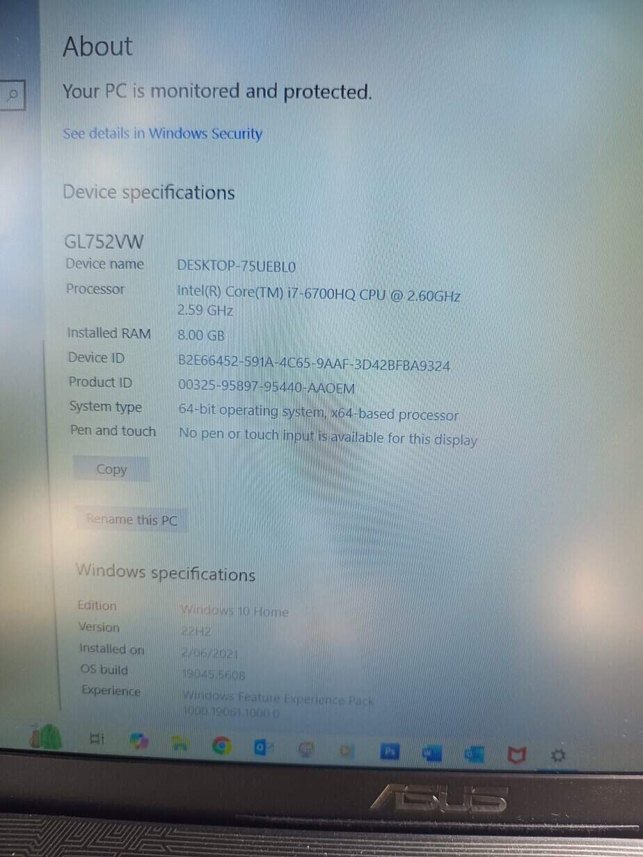 ASUS ROG GL752 - Pogo Web Development and IT Services